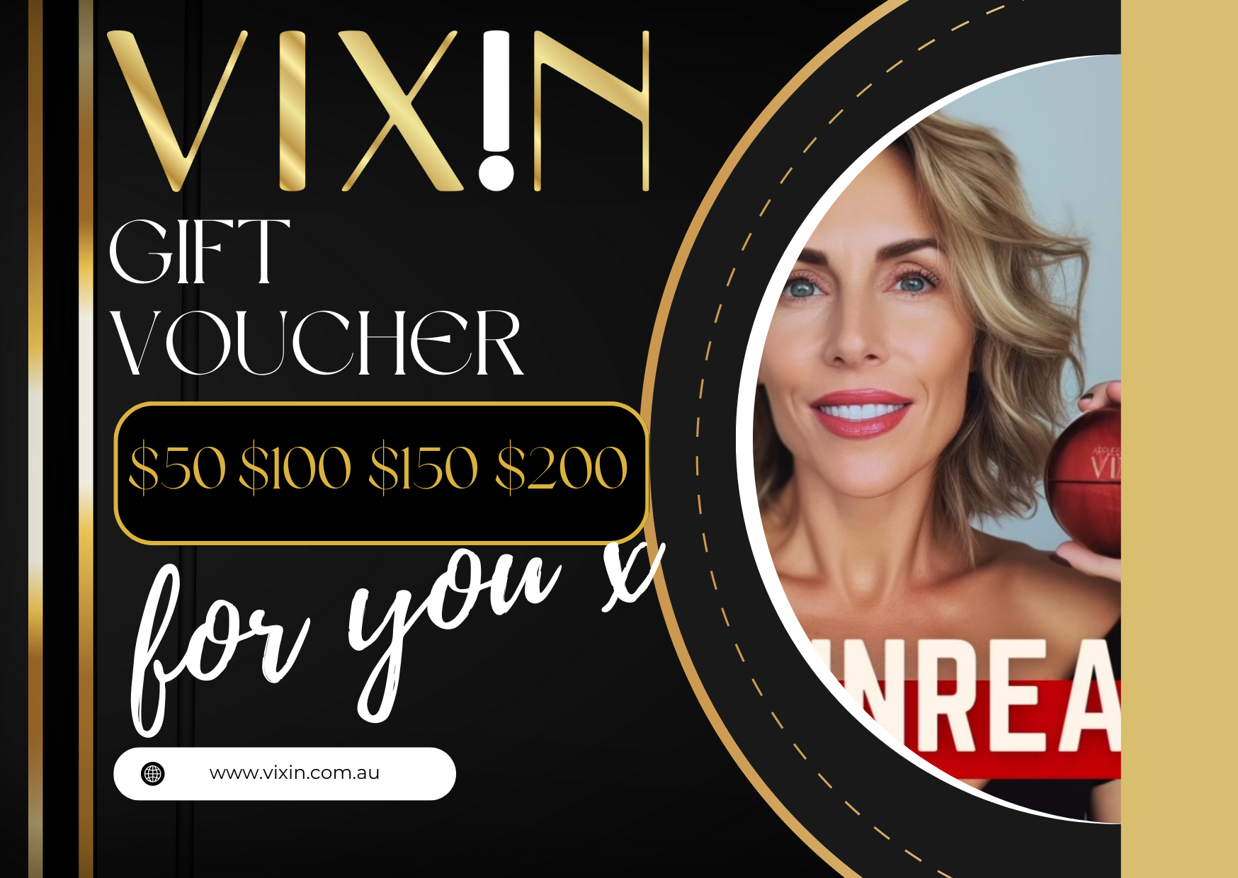 VIXIN Beauty Gift Cards available now